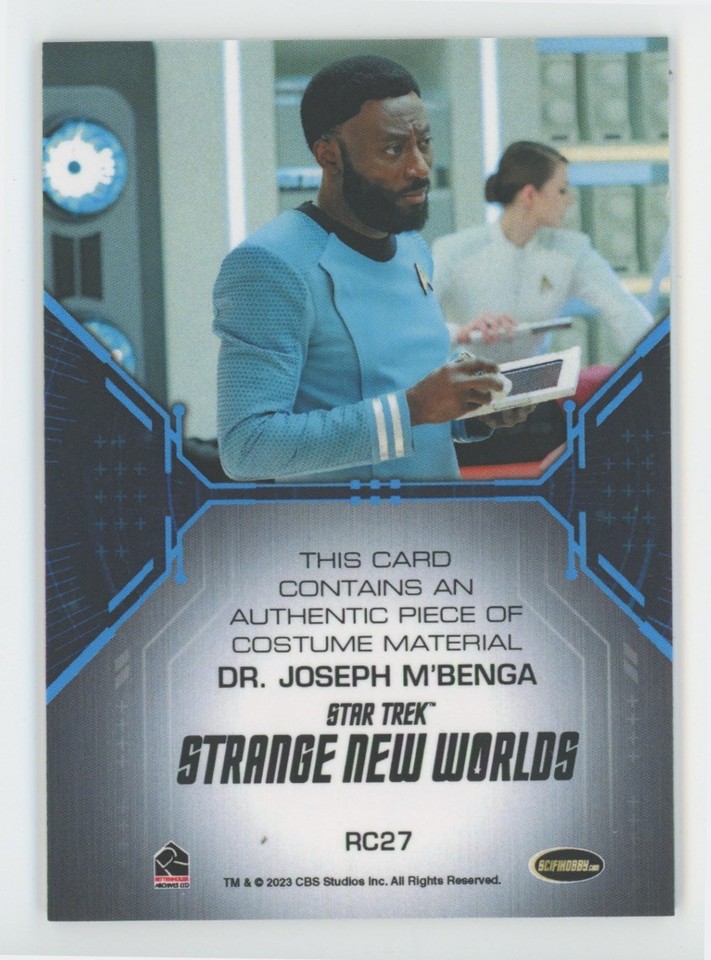 Star Trek Strange New Worlds S2 Relic Card • Dr. Joseph M'Benga • RC27 ...