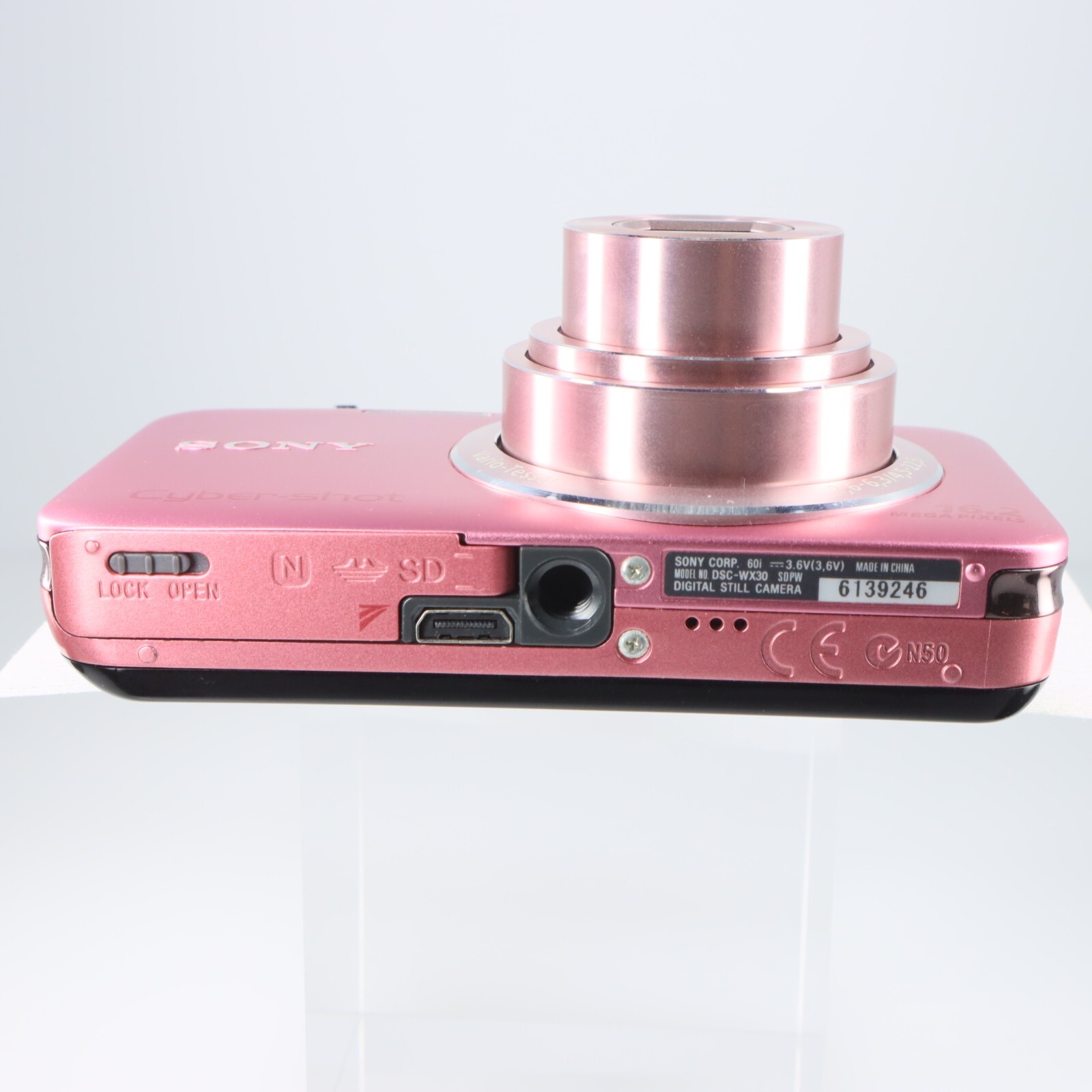 [Mint] SONY Digital Camera PINK Cyber shot DSC-WX30 5.0x Optical zoom ...