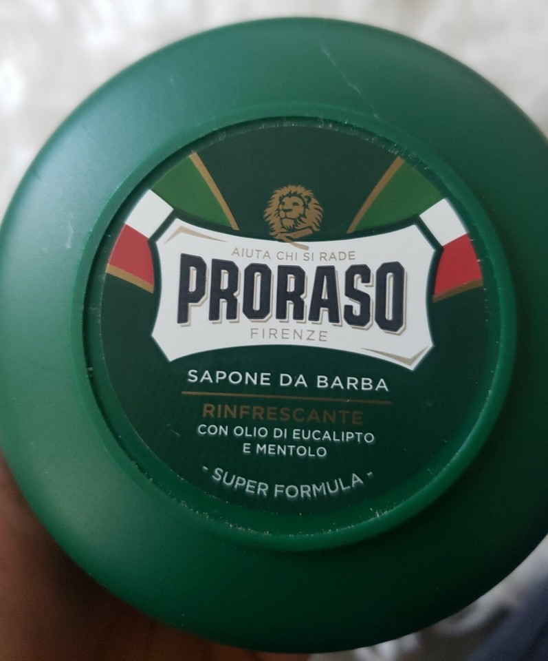 2pack Proraso Shaving Soap for Thick Beard, Menthol & Eucalyptus, 5.2 ...
