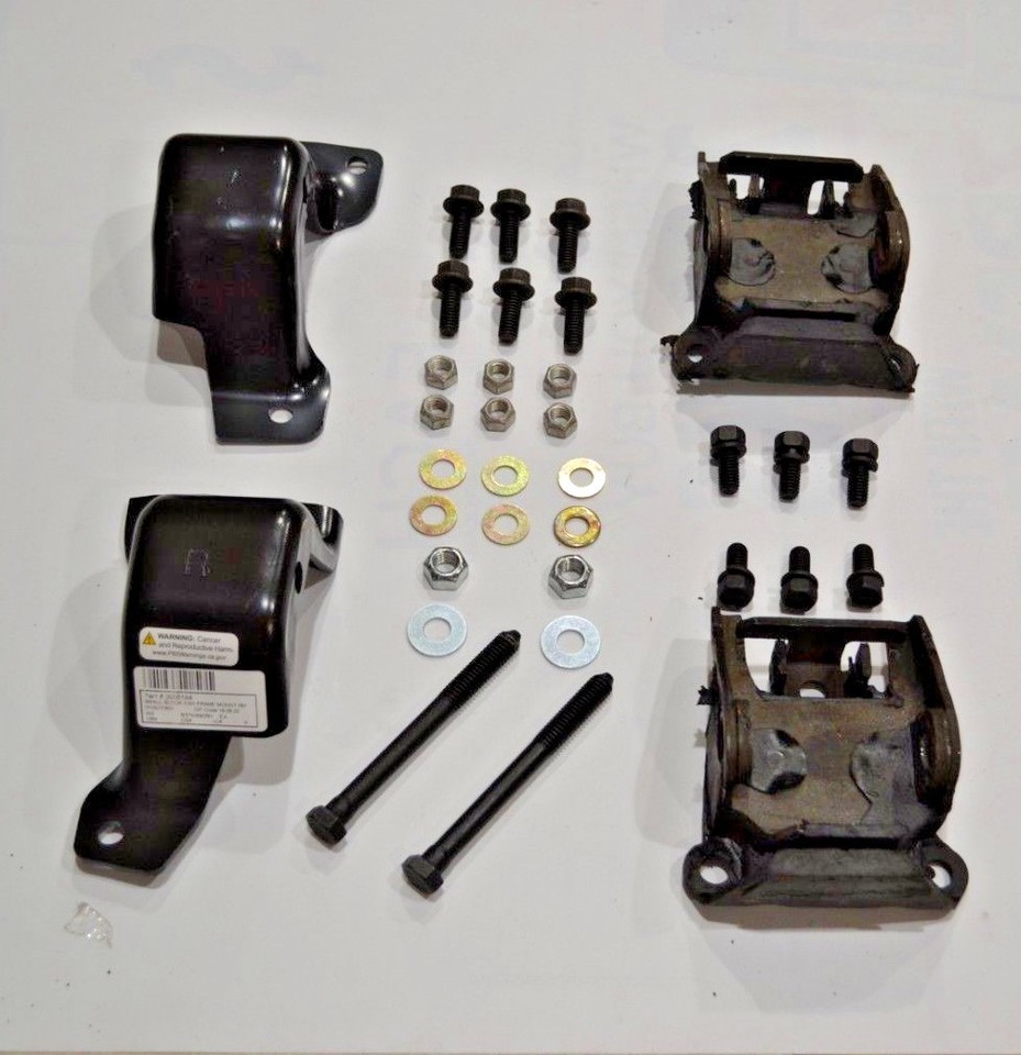 69 CAMARO Frame Mounts Motor Mounts w/BOLTS NEW 350 ENGINES ONLY NEW ...