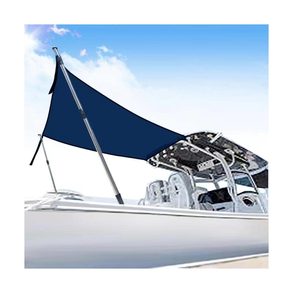 Boat Sun Shade Kit Boat Canopy, T-Top Boat Cover with Stainless Steel ...