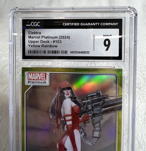 Marvel Platinum Grade Rainbow Elektra Trading Card | eBay