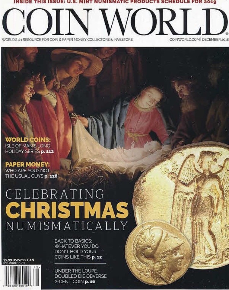 COIN WORLD Magazine December 2018 US Mint Numismatic Products Schedule ...