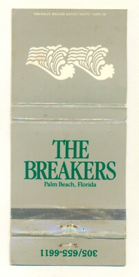 VTG Match Book Cover The Breakers, Palm Beach, Florida MC1. | eBay