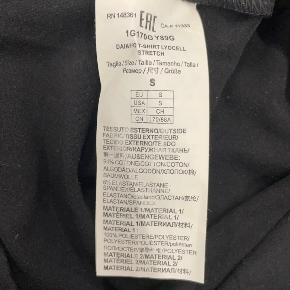 Pinko, T-shirt, Größe: S, DAIANO T-SHIRT LYOCELL STRETCH, Schwarz #8Kj ...
