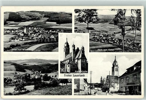 39309950 - 5950 Fretter Kath. Kirche Hauptstrasse Oberdorf Landpost ...