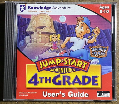 Jump Start Adventures 2nd Second Grade CD Windows Mac PC Game Complete ...