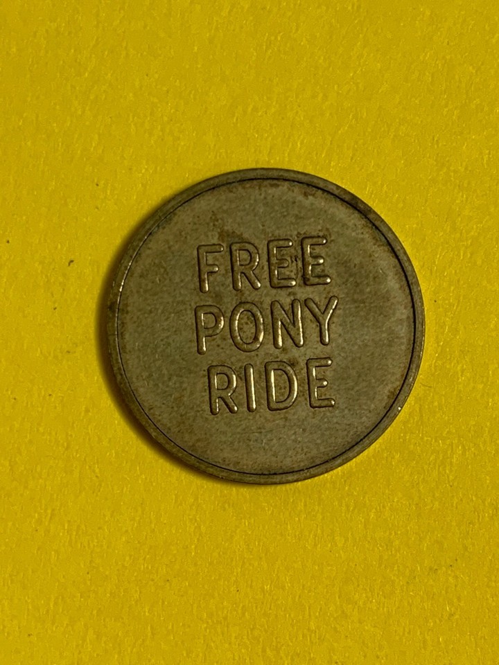 Free Pony Ride Meijer Is For Kids Token Walker Michigan Obsolete | eBay