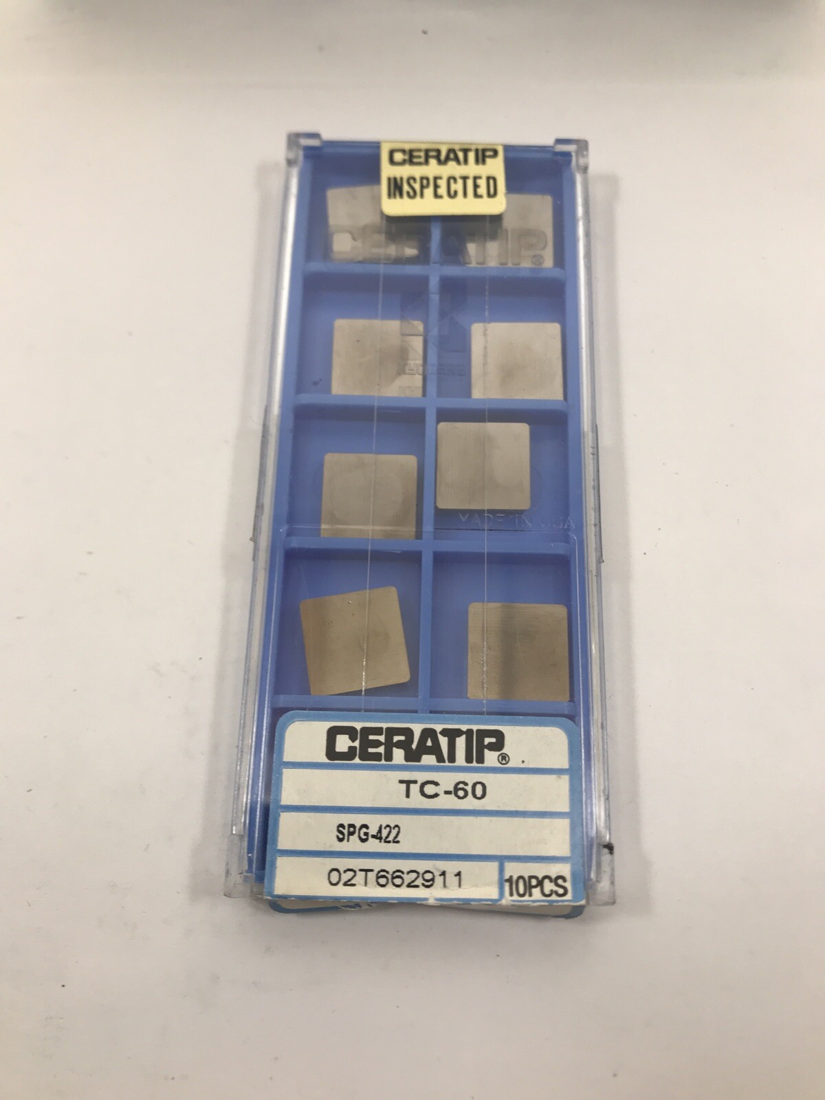 Kyocera Ceratip Carbide Inserts SPG-422 TC-60 Qty 10 | eBay