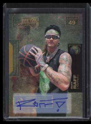2021 Metal Universe Champions Autographs Gold 49 Riff Raff Auto 15/25 ...