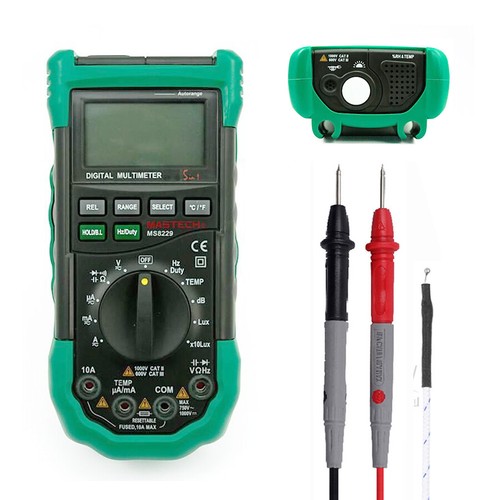 Tester MASTECH MS8229 5in1 Auto range Digital Multimeter DMM Sound ...