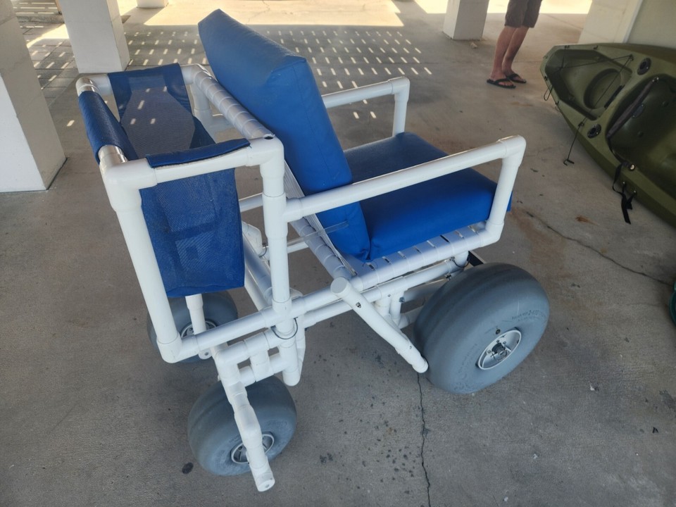 Healthline Rolleez PVC Beach Wheelchair | eBay