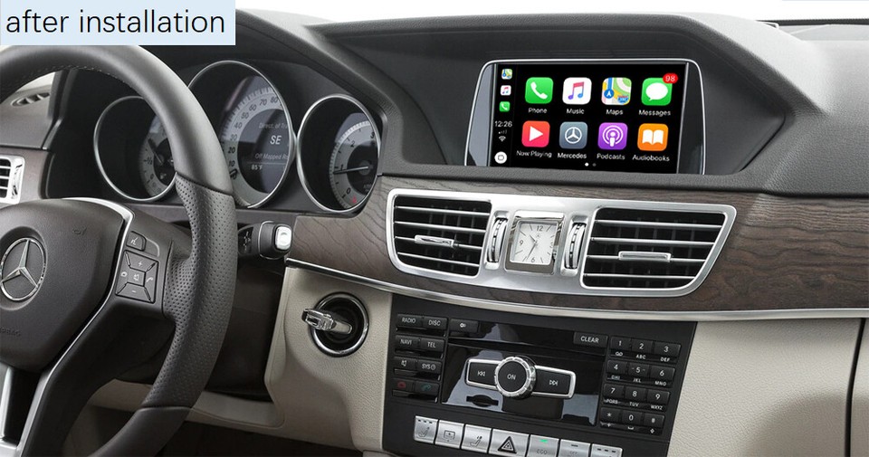 W204 Wireless CarPlay Android Auto Interface for Mercedes Benz C 2011 ...
