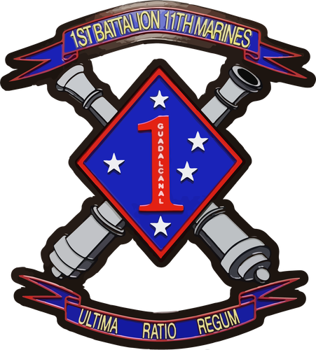 US Marine Corps Badge Sticker 1st Battalion 11th Marines Cobra | eBay