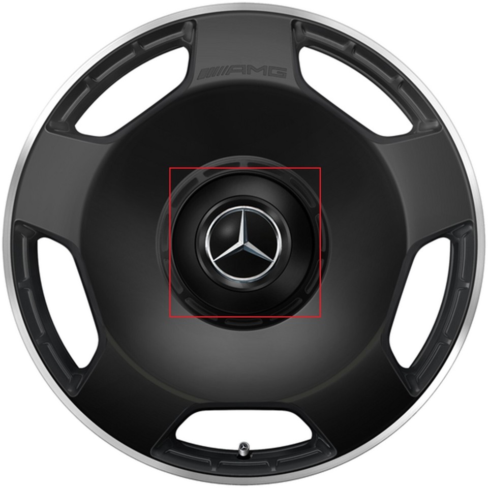 Genuine Mercedes Benz AMG 5 Spoke Wheel Center Caps Cover W463 G G63 | eBay