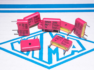 10Pcs FKP1 680pF WIMA 0.68nF 5% 1.6KV Polypropylene Film Capacitor PCM ...