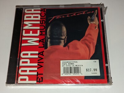 *NEW/SEALED* Papa Wemba "Et Viva La Musica" CD 10 Songs 1994 Sonodisc ...