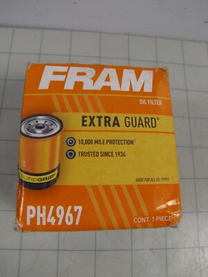 Fram PH4967 Extra Guard Spin-On Oil Filter for Toyota Chevrolet Nissan ...
