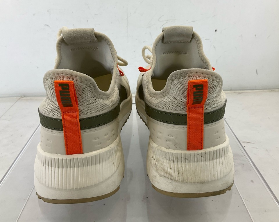 Puma Pacer Future Street Plus Alpine Snow Olive Cream Mesh Sneakers 13 ...
