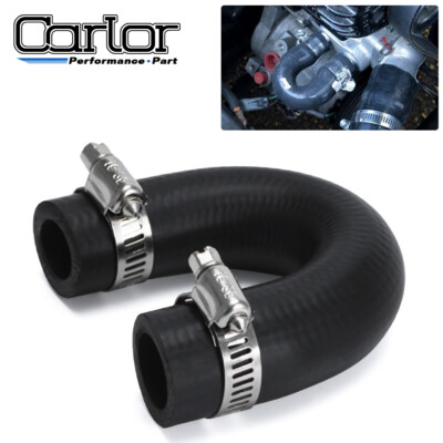 Heater Core Bypass Loop Hose Coolant Crossover Silicone Pipe For 98-up ...