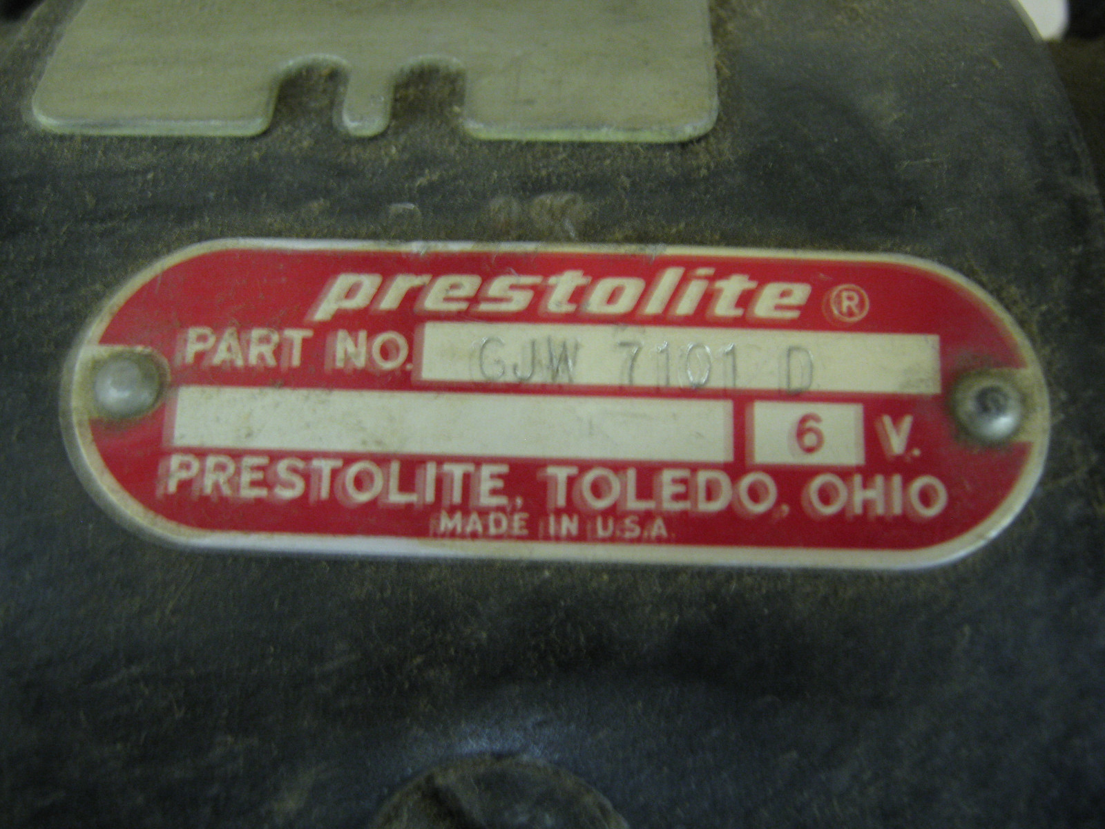 Prestolite Genuine NOS Generator, GJW-7101D (45-355); Teledyne ...