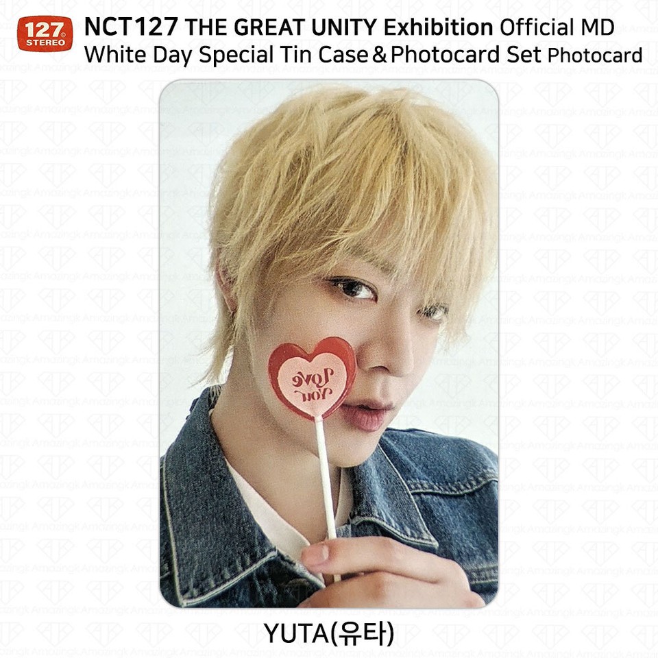 NCT127 The Great Unity Official MD White Day Tin Case Photocard Entry ...