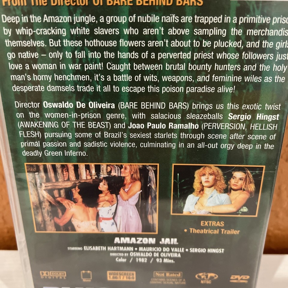 AMAZON JAIL (1982) DVD BLUE UNDERGROUND WOMEN IN PRISON BRAZIL NEW ...