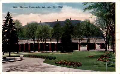 Mormon Tabernacle, Salt Lake City, Utah, Carpenter Paper Co. Postcard ...