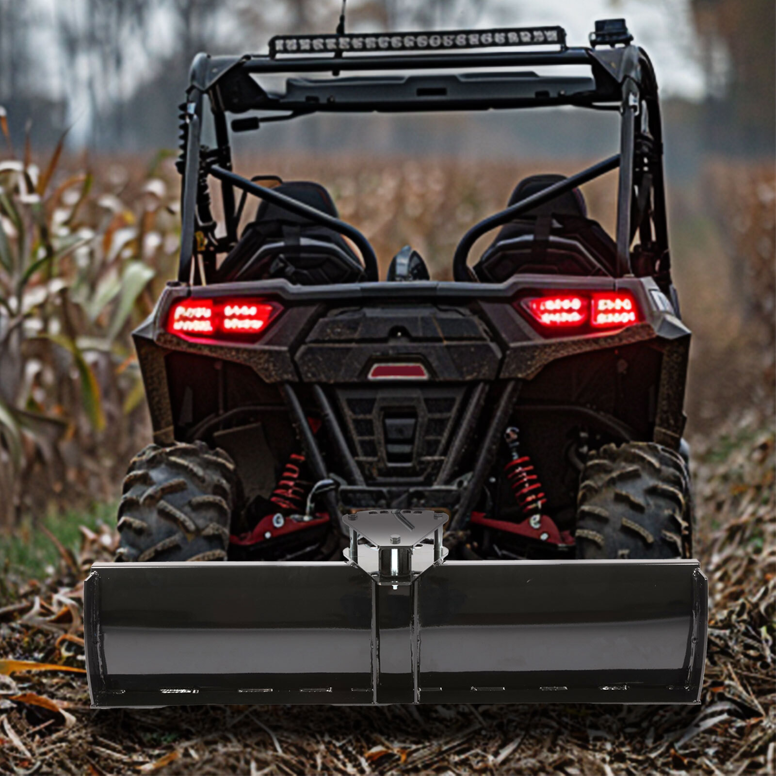 48" 3-Point Scrape Blade 2" Receiver ATV UTV Adjustable Scraper ...