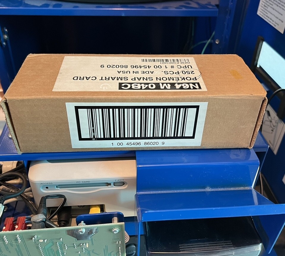 Pokemon Snap Station Blockbuster Smart Card FULL BOX-250 1999 Pikachu ...