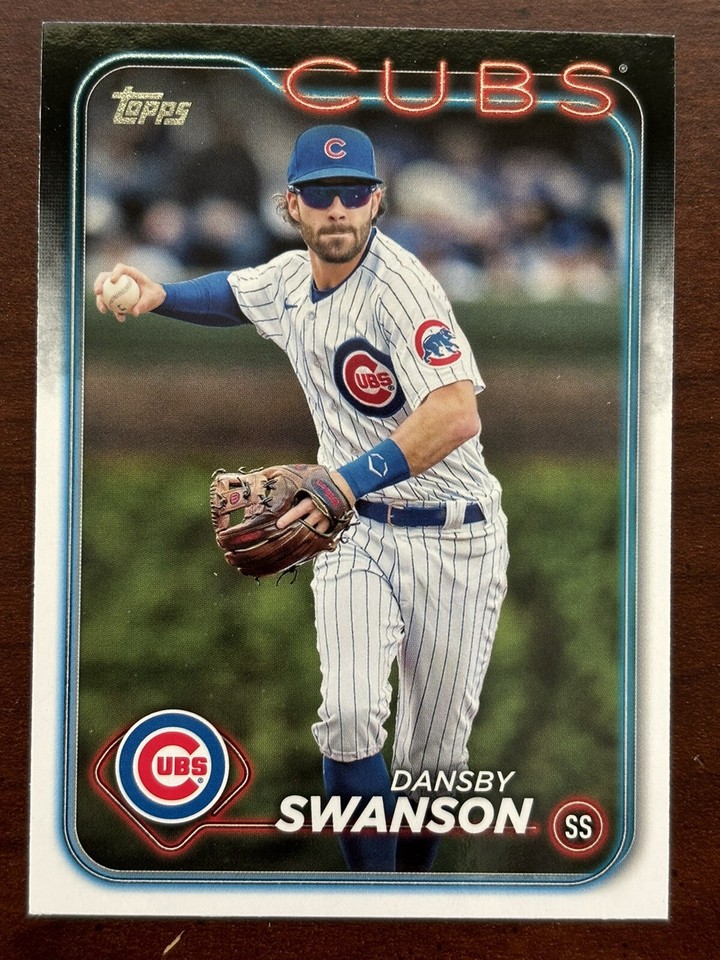 Chicago Cubs Dansby Swanson Topps 2024 Card 164 free shipping | eBay