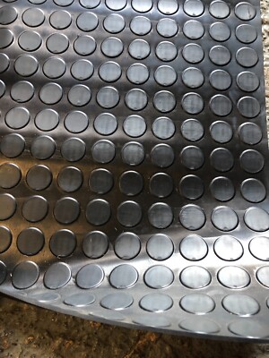 RUBBER FLOOR MATTING COIN/ PENNY TOP 3.5MM 5MM WIDE SIZE 1.2m, 1.5m, 1 ...