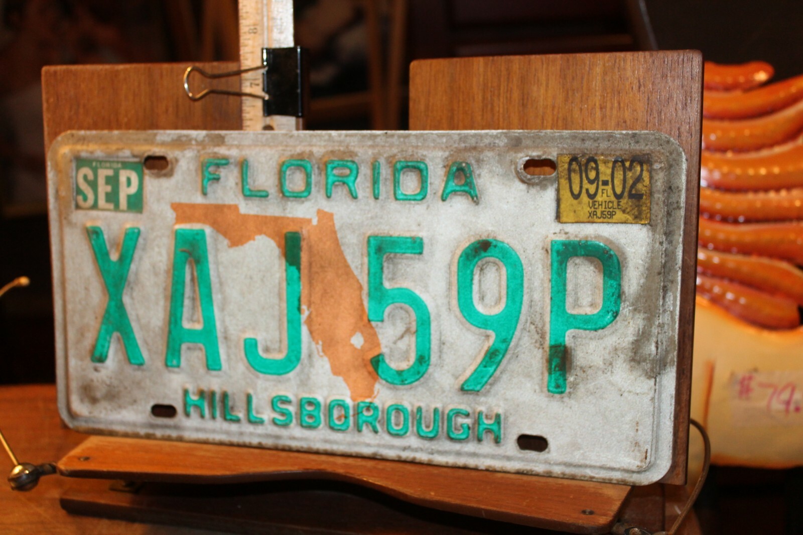 2002 Florida License Plate Hillsborough County XAJ 59P | eBay