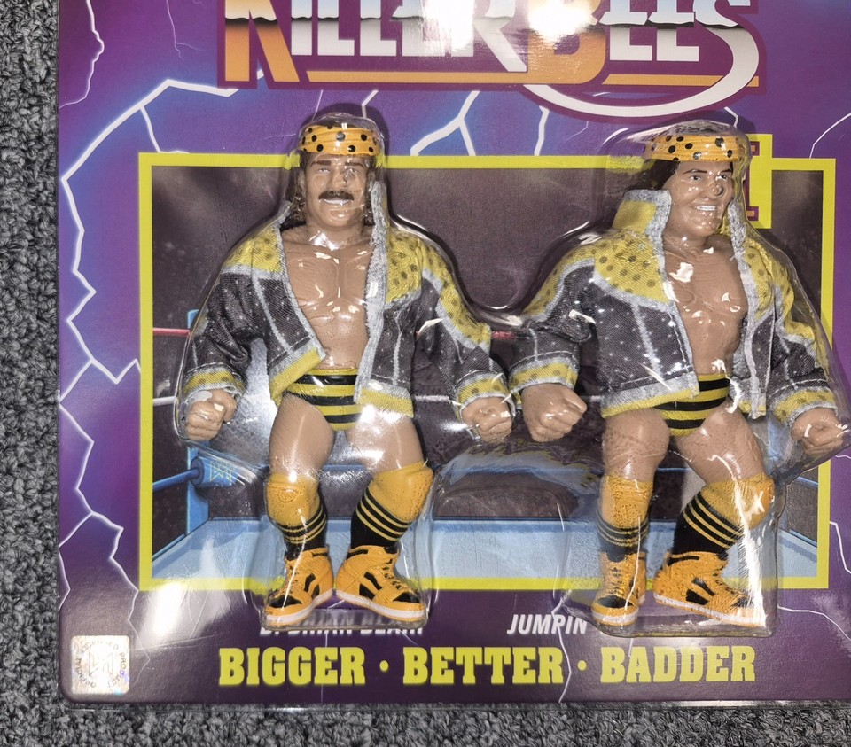 WWF WWE Epic Toys The Killer Bees II Brunzell Blair Tag Team New Pro ...