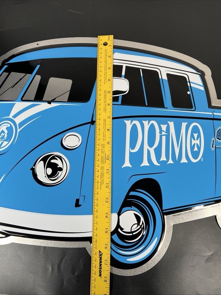 Primo Island Lager Hawaiian Beer Metal Sign 25" x 18" VW Double Cab ...