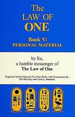Ra Material Book Five : Personal Material-Fragments Omitted from the ...