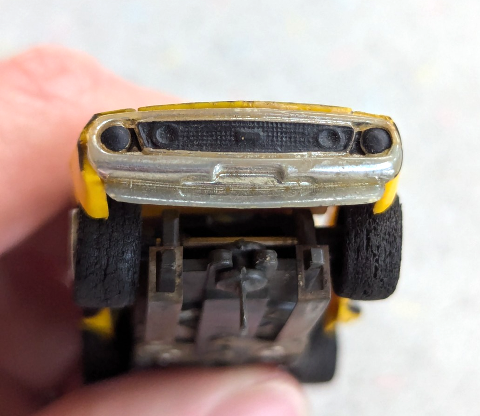 Aurora AFX Slot Car - AMC Javelin Pro Stock, Yellow #1765 HO Scale | eBay