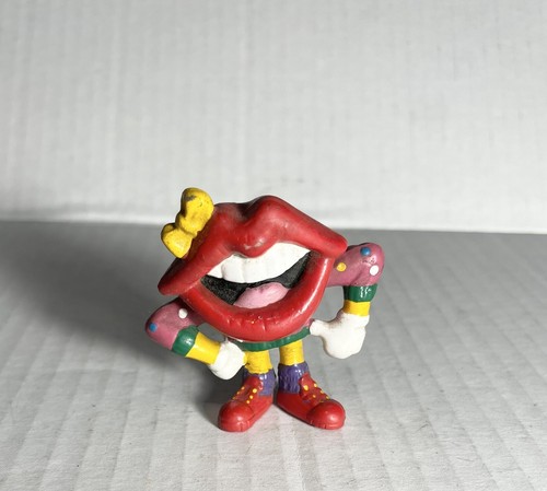 Vintage 1989 Big Mouth Tang Lips PVC Figure Applause Hardees | eBay