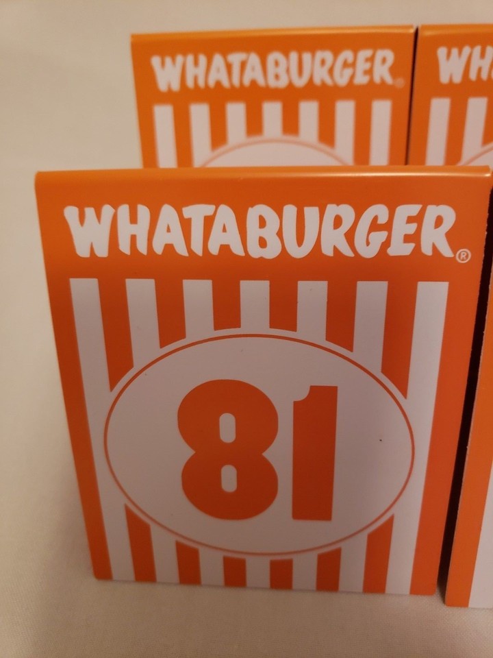 Individual WHATABURGER Restaurant Table Tent Numbers - Modern Glossy | eBay