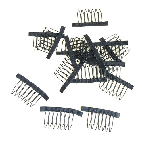 10 Pcs U Shape Snap Clips Hair Extension Clip Tooth Comb Wig Caps Wig ...