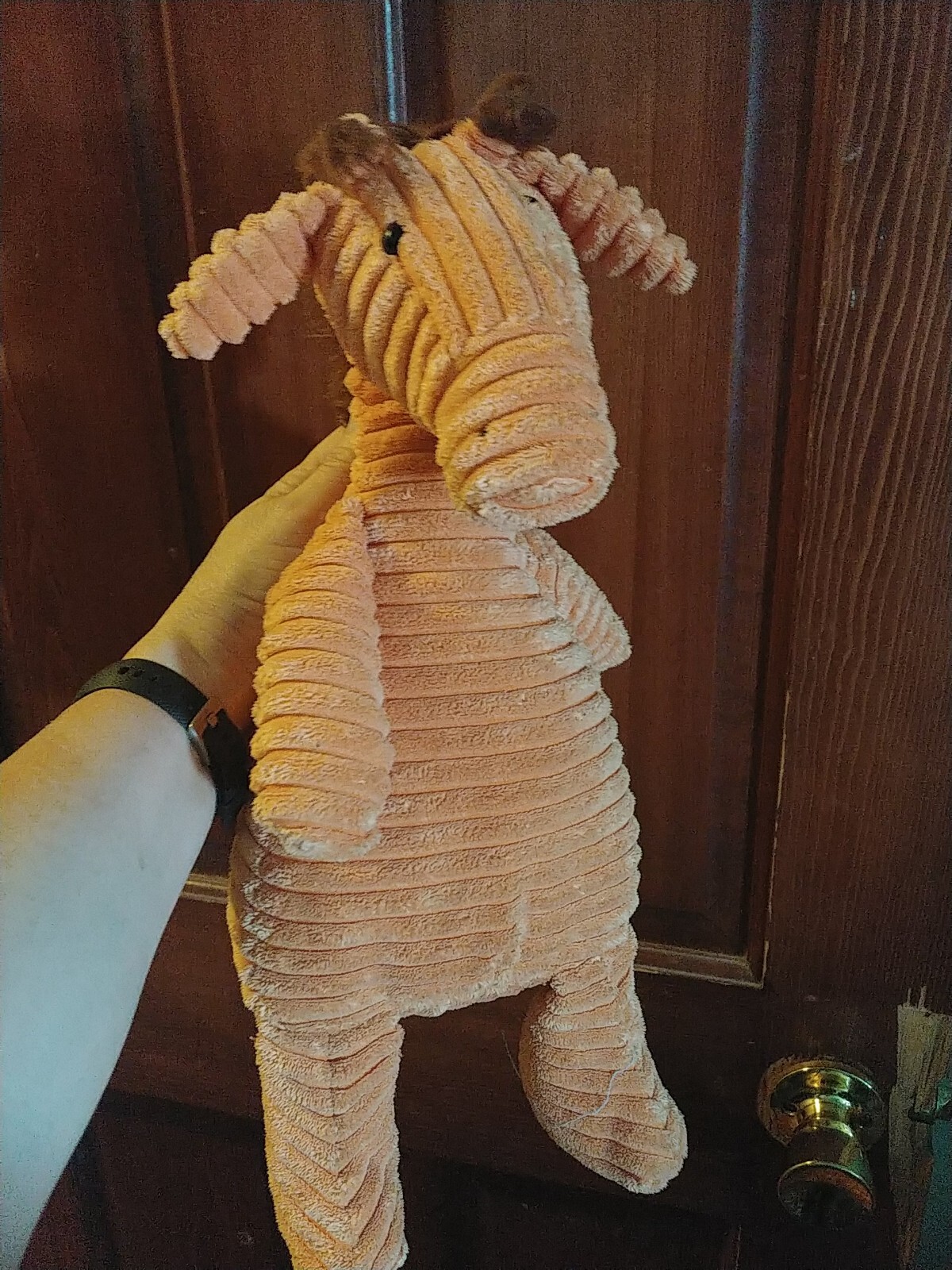 DISC Jellycat Corduroy Cordy Roy Orange Giraffe Animal Plush- Weighted ...