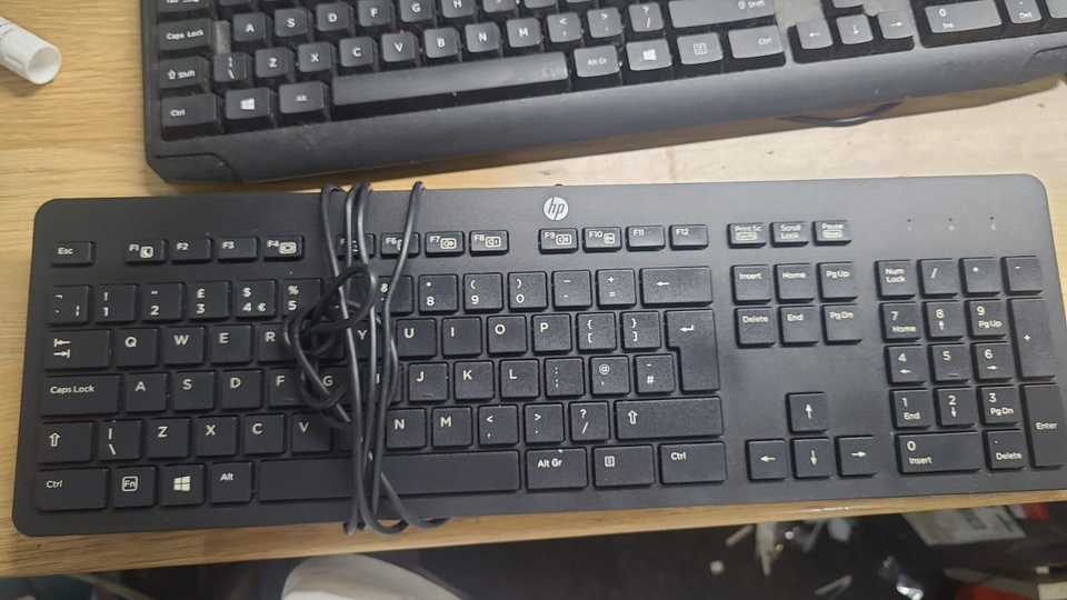 HP Slim Keyboard USB wired P HQ-TRE 71025 keyboard NEW IN BOX | eBay UK