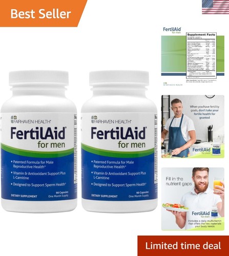 FertilAid for Men Fertility Supplements for Men Two Supply | Count ...