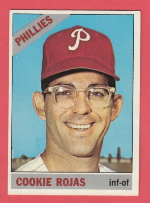 1966 Topps # 170 Cookie Rojas -- Phillies -- Box 118-555 | eBay