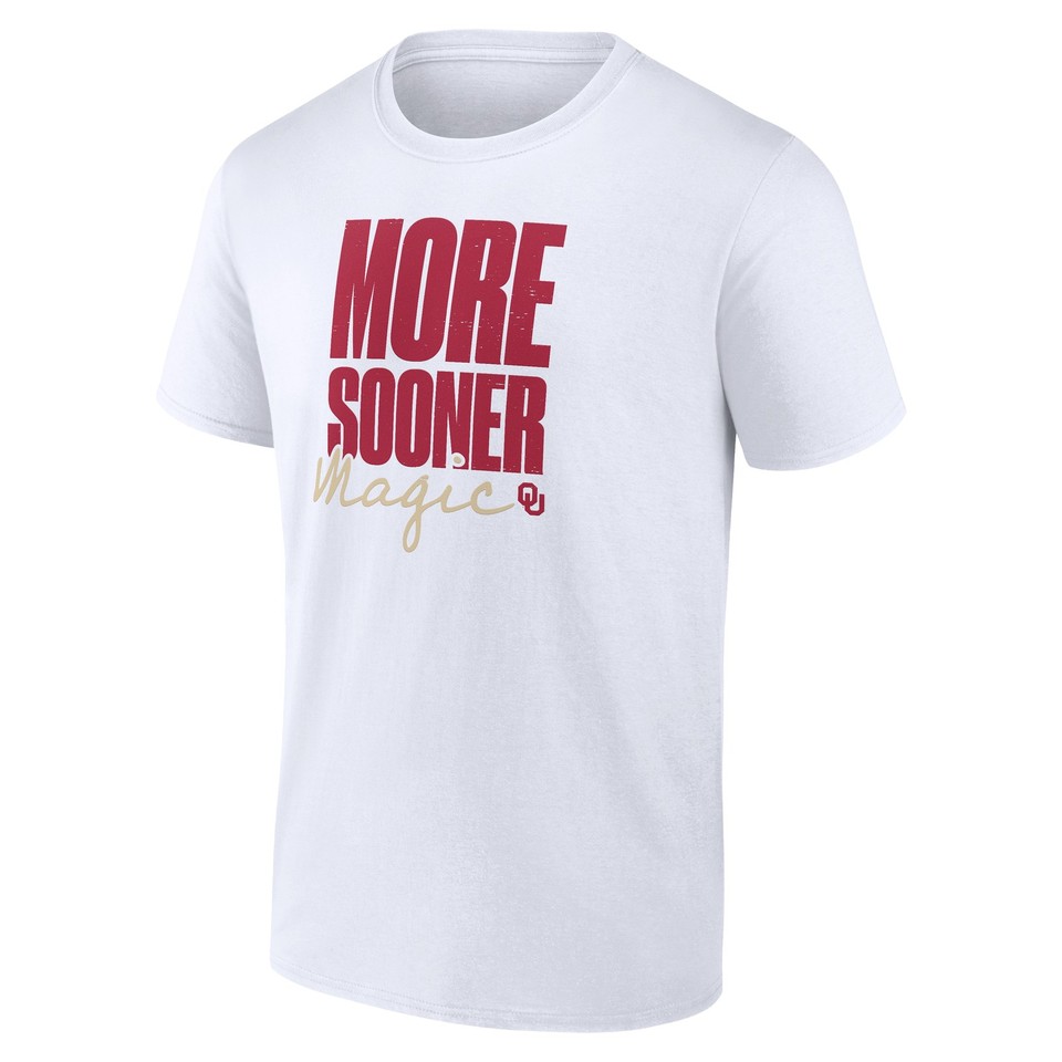 Men's Logo Athletic White Oklahoma Sooners More Sooner Magic T-Shirt | eBay