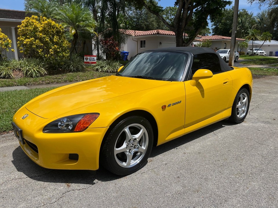 2002 Honda S2000 RARE SPA YELLOW S2000, 39k MILES, ALL ORIGINAL-FULLY ...