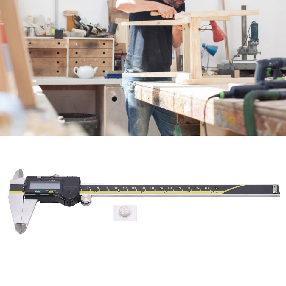 .200MM Electronic Digital Caliper 0.01mm Accuracy LED Screen Vernier ...