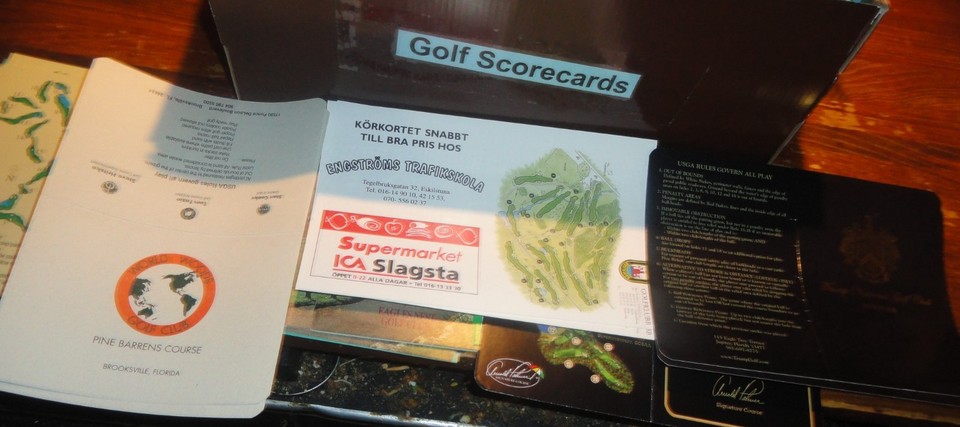 500 VINTAGE GOLF SCORECARD COLLECTION YARDAGE MAP LOT USA HAWAII ...