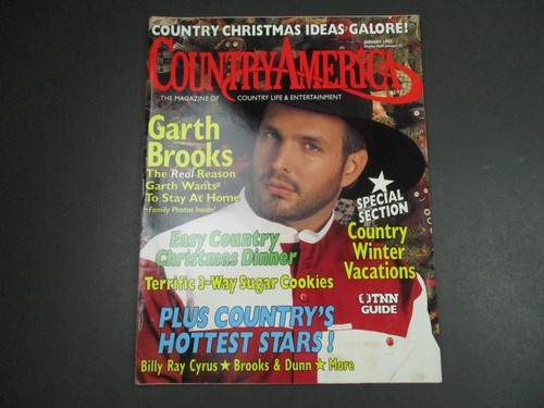 Country America Magazine January 1993 Garth Brooks, Billy Ray Cyrus No ...