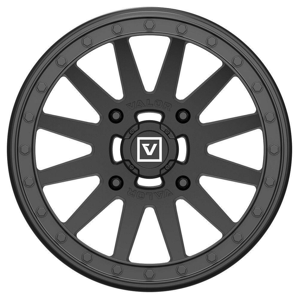 Valor V05 Beadlock 15x7 ATV/UTV Wheel - Satin Black (4/156) +35mm | eBay